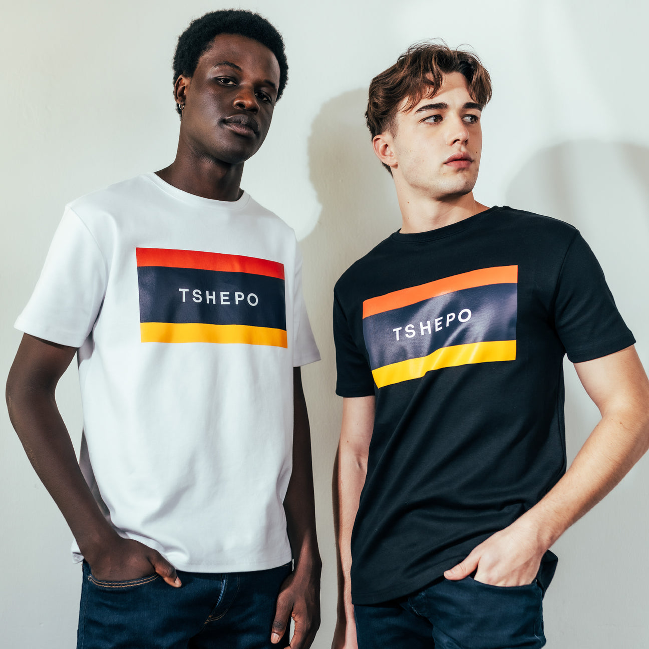 TSHEPO FLAGSHIP T-SHIRT, BLACK