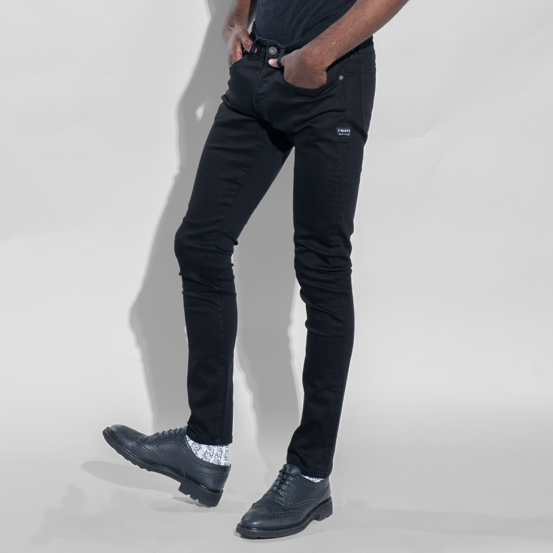 TSHEPO Men's Rato Jeans, Black | TSHEPO
